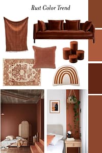 Rust Color Trend and How to Use It in Interiors