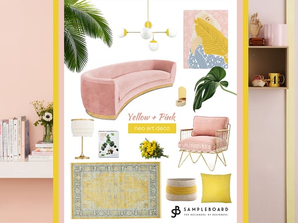 Gen Z Yellow & Millennial Pink: Interior Color Combo