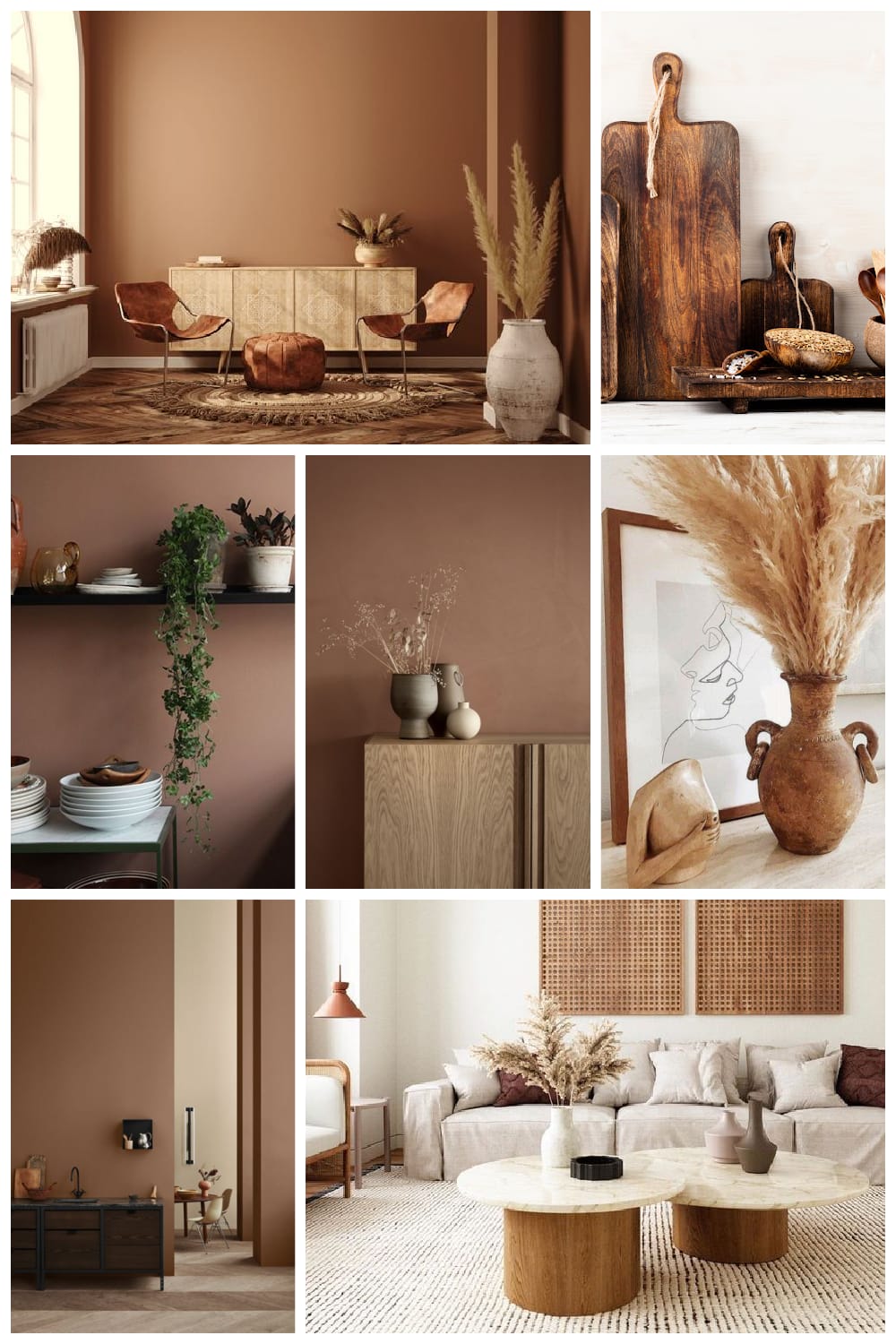 Brown Interior Design: 10 Brown Color Palettes